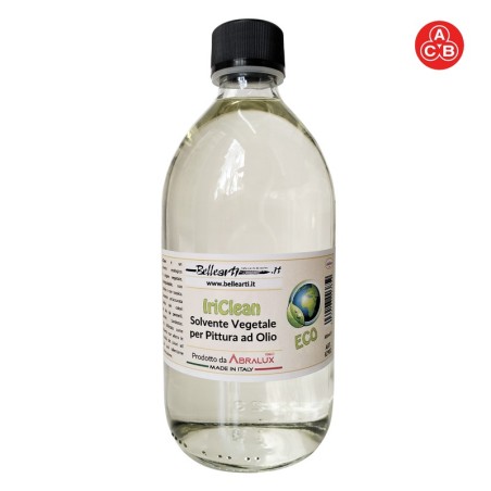 Abralux Iriclean - Solvente ecologico per pittura - Flacone da 500 ml.